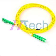 China 9/125um Singlemode LC/APC Duplex Fiber Optic Patch Cable supplier