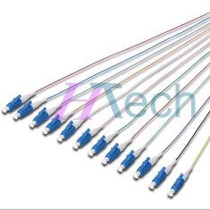 China 9/125 Singlemode 1.2Meter LC/UPC Fiber Optical Pigtail 0.9mm supplier