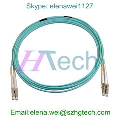 China 1 Meter Fiber 10 Gigabit Multimode 50/125 Duplex LC/LC Fiber Optic Patch Cord supplier