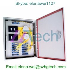 China 72 Core Fiber Splitter Box SC Type,72 Port Fiber Optic Distribution Box supplier