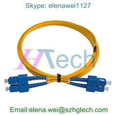 China Singlemode Duplex SC/SC Fiber Optic Patch Cord 2.0/3.0mm supplier