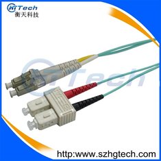 China SC/LC OM3 Duplex Fiber Optic Patch Leads supplier