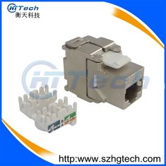 China Shielded Cat6A Keystone Jack Tooless Cat6a STP Jack supplier