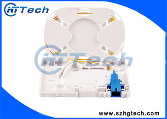 China ABS Type 2 Port SC/UPC Fiber Optic Terminal Box SC 1Core Fiber Termination Box supplier
