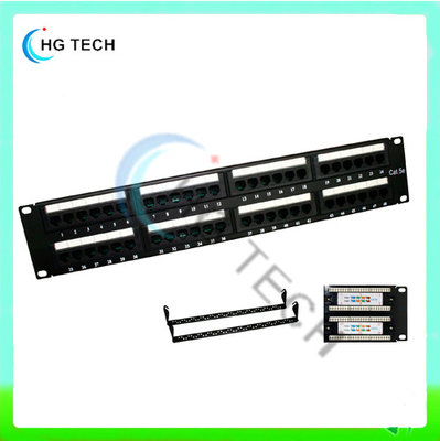 24/48 Port Cat5e/Cat6 Patch Panel With Label supplier