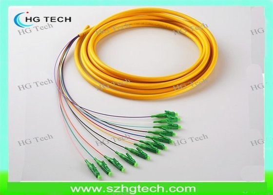 Round Type om3 SC Fiber Optic Pigtail 0.9mm Fanout Fiber Pigtail supplier