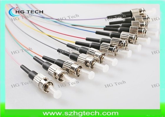 9/125um LC/upc Fiber Optic Pigtail 0.9mm with 12 different colors supplier
