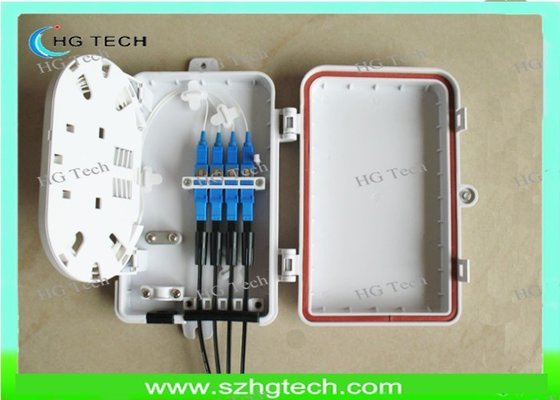 FTTH Mini Fiber Optic Terminal Box ,1x2 or 1x4 PLC splitter Box in FTTH Solution supplier