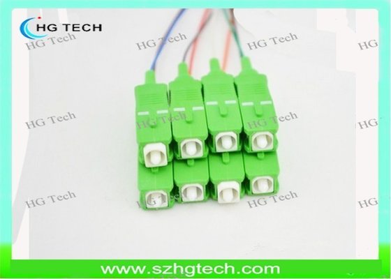SC/apc Optical Fiber Pigtail 0.9mm,12Pack of  SC pigtail in 12 Colors,LZSH Jacket supplier