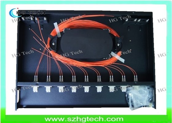 1u 18Core Rack Mounted Fixed ODF With LC Duplex Fiber Adapter supplier