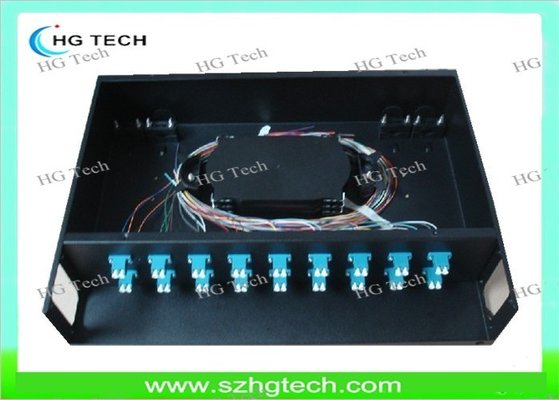 2U 36Core Fiber Optical Patch Panel With 1.2M LC fiber pigtail 0.9mm supplier