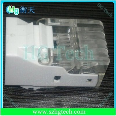 Tooless Type Cat5e Modular Jack, White Color,RJ45 Network Jack supplier