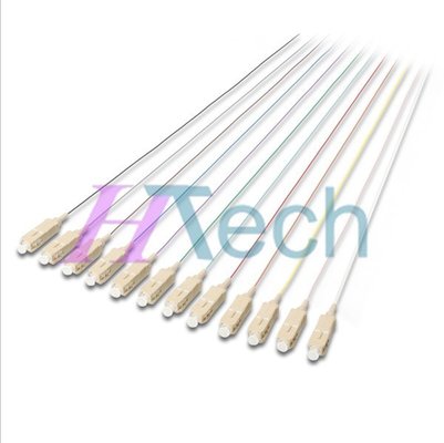 China Factory SC indoor Fiber Optic Pigtail, PVC/LSZH Outer Jacket，OD0.9mm supplier