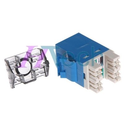 Cat6 Keystone Jack,110IDC,180Degree AMP Cat6 Jack  For Cat6 Patch Panel supplier