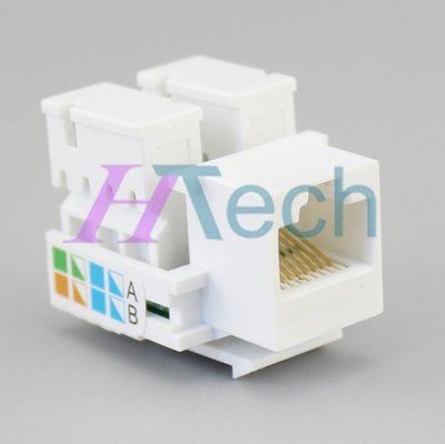 Cat5E AMP Keystone Jack,110IDC, 90Degree For Cat6 Patch Panel supplier