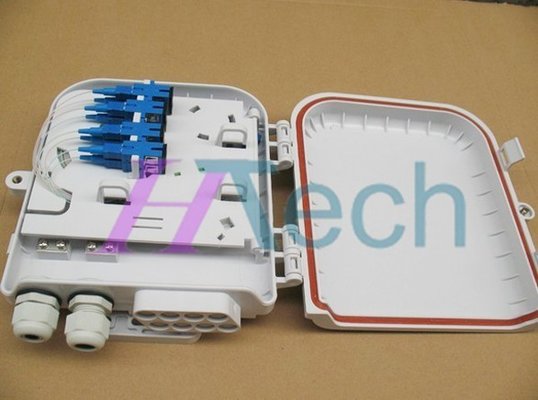 1X8 PLC with SC UPC connector Fiber Optic Terminal Box, SC Fast Connector supplier