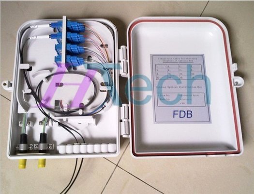 1X16 PLC with SC UPC connectors Optical Fiber Splitter Box,IP65 supplier