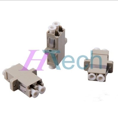 Duplex LC Fiber Adapter, Beige Color supplier