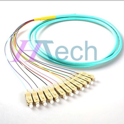SC/PC Multimode 0.9mm Fiber Optic Pigtail, Outer Jacket PVC supplier
