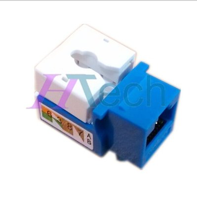 90 Degree UTP Cat6 Keystone Jack,  Dual IDC Cat6 Jack For Cat6 Patch Panel supplier