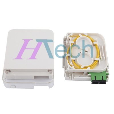 1 ~ 4 Cores 1 Port Fiber Optic Termination Box， LC/SC Duplex Adapter supplier