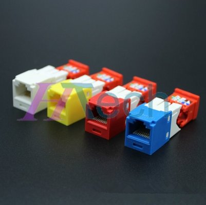 Panduit Type Cat6 Keystone Jack, RJ45 Cat6 Modular Jack supplier