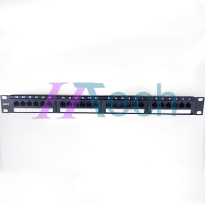UTP RJ45 Cat6 24 Port  Patch Panel,110IDC/Krone IDC/Dual IDC supplier