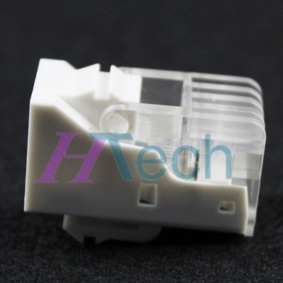 White Color RJ45 Cat5e Keystone Jack Tooless Type supplier