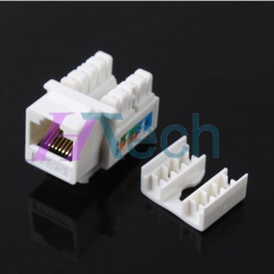 Cat6 Network Ethernet Jack  Dual IDC Cat6 Female Jack supplier