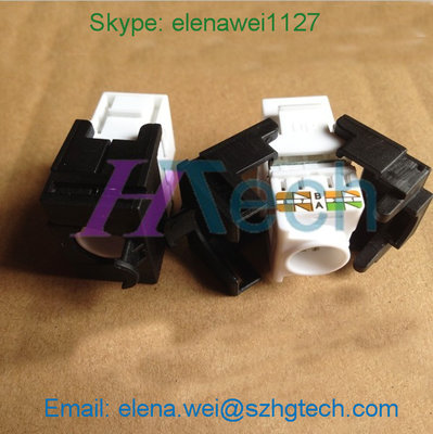 Toolless RJ45 Cat6 Cat6A Keystone Jack supplier