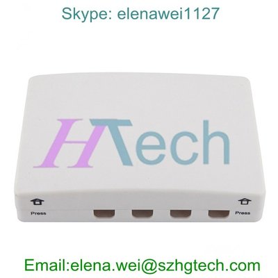 LC 4 Port  Fiber Optic Terminal Box With 4pcs LC Adapter supplier