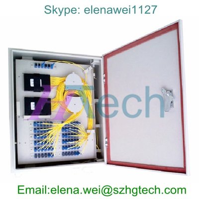 72 Core Fiber Splitter Box SC Type,72 Port Fiber Optic Distribution Box supplier