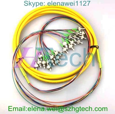 Indoor 12Core Fiber Optic Patch Cord FC/APC supplier