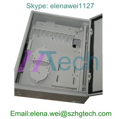 48 Port Fiber Splitter Distribution Box, PLC Fiber Optic Splitter Box Outdoor supplier