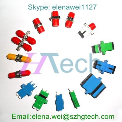 Singlemode Blue Color SC Fiber Optic Adapter LC Optical Adapter supplier