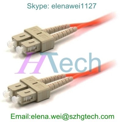 Telecom Type SC/SC Fiber Optical Cable 2mm, PVC/LSZH Outer Jacket supplier