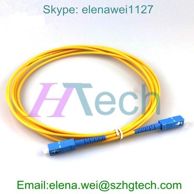 2 Meter SC/UPC-SC/UPC Singlemode Simplex Fiber Optic Patch Cable supplier