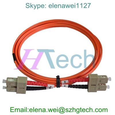 3Meter SC-SC MultiMode Duplex Fiber Patch Cable supplier