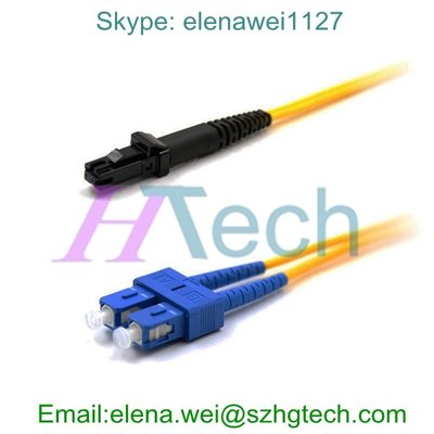 MTRJ-ST OM4 Fiber Optic Cable,Purple Color, LSZH Jacket supplier