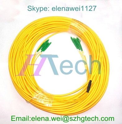 Yellow Jacket LC/APC-LC/APC 4 Core Fiber Optic Cable supplier
