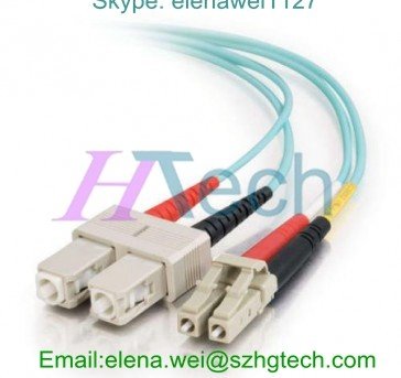 SC/LC OM3 Duplex Fiber Optic Patch Leads supplier