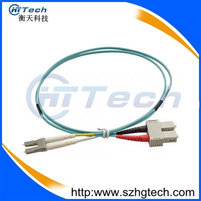 OM4 Fiber Optic Cable Patch Cord SC/LC, Duplex 40Gb Optical Fiber Cable supplier