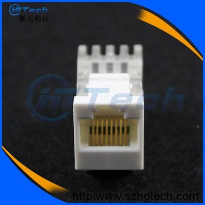 8P8C Cat5e RJ45 Keystone Jack Tooless Type supplier