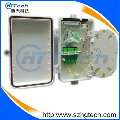 Mini SC/APC 4Port Fiber Optic Termination Box, 4 Core FTTH Fiber Box With SC/APC Adapter supplier