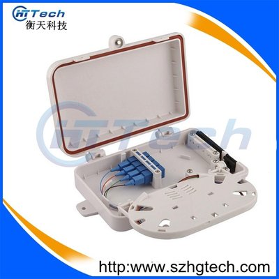 Mini SC/APC 4Port Fiber Optic Termination Box, 4 Core FTTH Fiber Box With SC/APC Adapter supplier