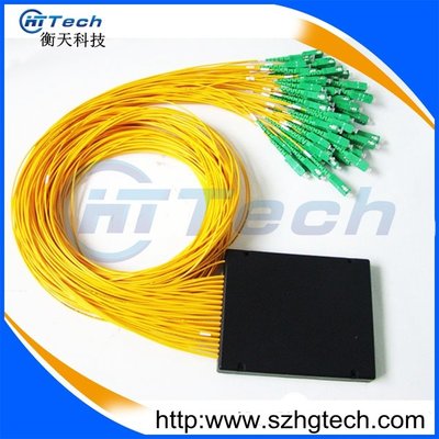 ABS Box Fiber Optic 1x64 PLC Splitter With SC/APC Connector For FTTH supplier