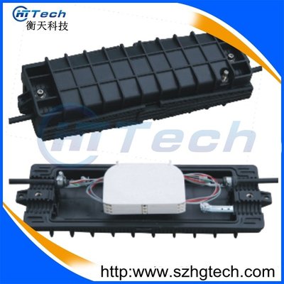 48Core inline Fiber Optic Enclosure 2In2Out, 48 Core Horizontal Type Fiber Optic Splice Closure supplier