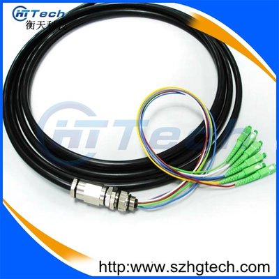 SC/APC Waterproof Fiber Optic Pigtail 4Core supplier