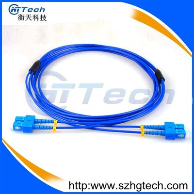 Singlemode Duplex 2Core Armoured Fiber Optic Patch Cable SC-SC supplier