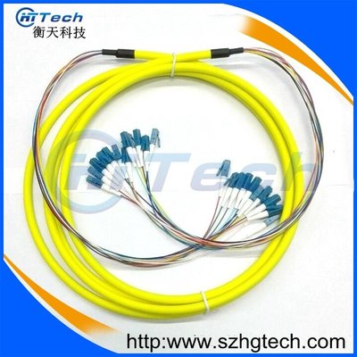 LC-LC 12Core Fiber Optic Patch Cord OS1,OS2,OM3, OM4 supplier